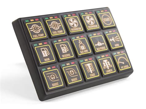 Haltech Can Keypad 15 Button 3×5 Thread M6 Ohm