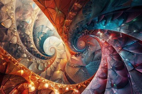 Behold The Breathtaking Fusion Of Mathematics And Generative Ai Premium Ai Generated Image