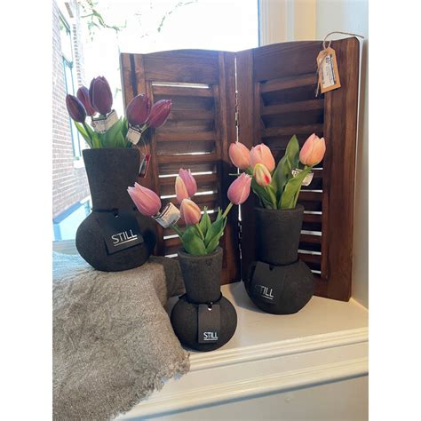 Real Touch Tulip Bundle X5 L31cm Lpink Woonwinkel Pommelientje