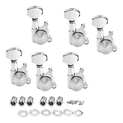 6r Inline Locked String Guitar Tuning Pegs Mercadolibre