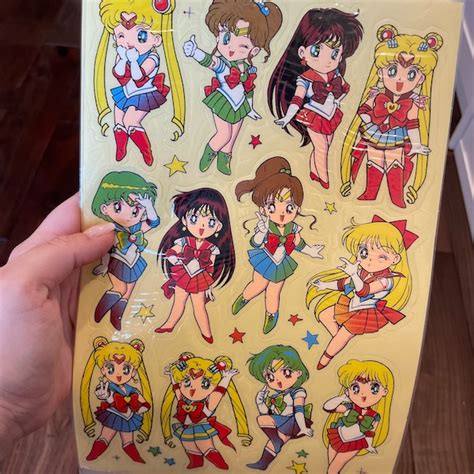 Sailor Moon Stickers Etsy