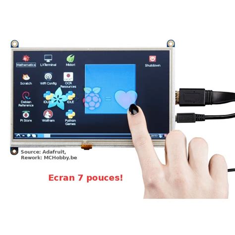 Hdmi Touch Display For Raspberry Pi 800x480 7