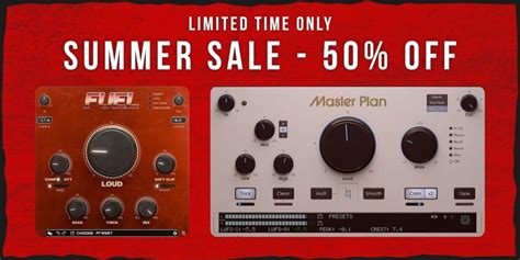 Massive 50 Off Musik Hack Plugins Master Plan And Fuel Are Now Half Price Magnetic Magazine