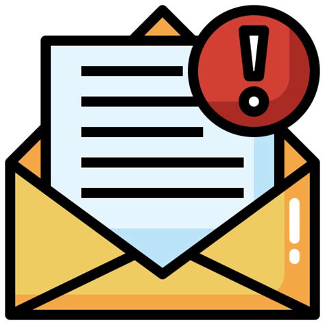 Spam Surang Lineal Color Icon