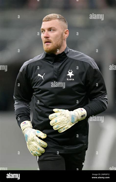 Milano Italy 07th Mar 2024 Goalkeeper Jindrich Stanek Of Slavia