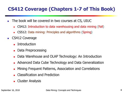 Data Mining Concepts And Techniques — Chapter 1 — — Introduction