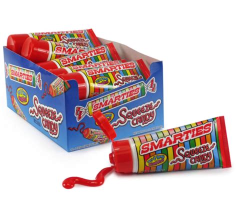 Smarties Squeeze Candy In Display