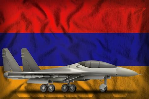 파이터 아르메니아 상태 플래그 배경에 요격 3 차원 일러스트 레이 션 군용 항공기에 대한 스톡 사진 및 기타 이미지 군용 항공기 그림자 기 Istock