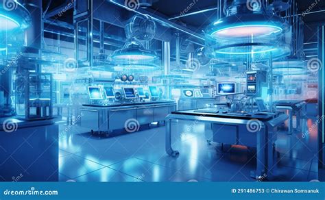 Modern Hi Tech Laboratory Science Stock Illustration Illustration Of Group Medical 291486753