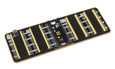 Quad Gpio Expander For Raspberry Pi Pico Adds Battery Display Module