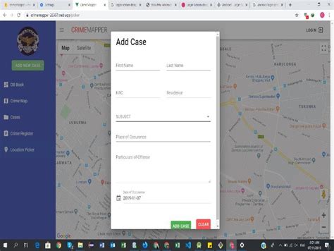Adding A Crime Report Web App Download Scientific Diagram