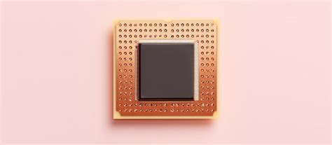 Premium Ai Image Photo Of A Pink Micro Processor Chip On A Blank Background With Copy Space Premium Ai Image Photo Of A Pink Micro Processor Chip On A Blank Background With Copy Space