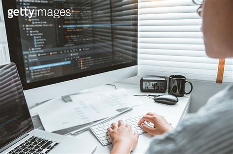 Developing Programmer Development Website Design And Coding