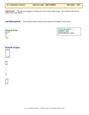6 Nested Loops BoxWordRunner Lab Java Aplus Doc A Computer Science