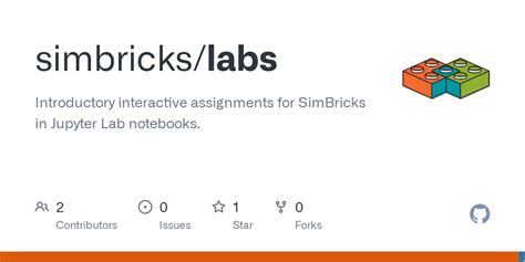 github simbricks labs introductory interactive assignments for simbricks in jupyter lab