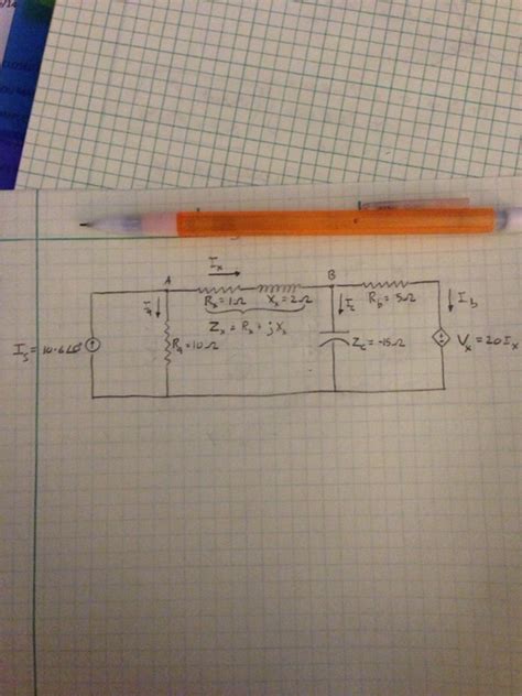 Solved Find The Values For Ix Ia Ib And Ic In The Chegg Com