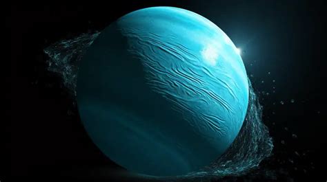 길쭉한 푸른 행성의 이미지 얼음 거인 천왕성의 3d 렌더링 태양에서 일곱 번째 행성 고화질 사진 사진 천문학 배경 일러스트 및 사진 무료 다운로드 Pngtree