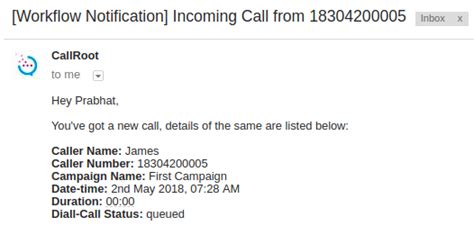 Callroot Webhook Workflows