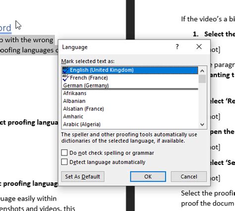 How To Change Proofing Language In Microsoft Word Business Tech Planet