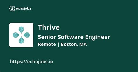 Thrive Is Hiring Senior Software Engineer San Francisco Ca Kotlin