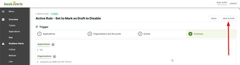 Pause Or Disable A Respond Rule Without Deleting It Saas Alerts