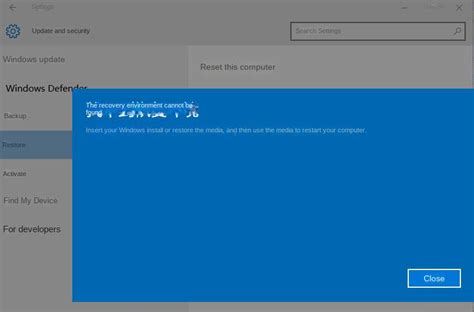How To Fix The Error That Could Not Find Recovery Environment Rene E Laboratory