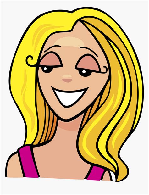 Girl Clipart Blonde Hair Blonde Woman Cartoon Character Hd Png