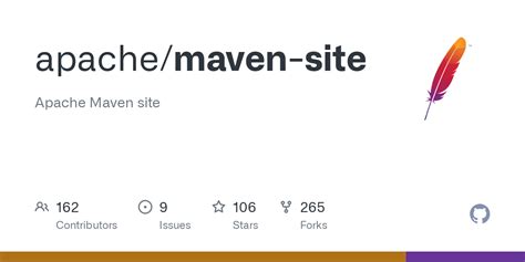 Issues Apache Maven Site GitHub
