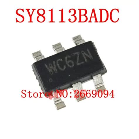 50PCS /100PCS SY8113BADC SY8113B SY8113 WC5QE WC6PK WC7LX TSOT 23 6 ...
