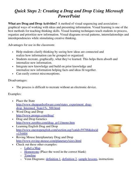 Creating A Drag And Drop Using Microsoft Powerpoint Handy4class