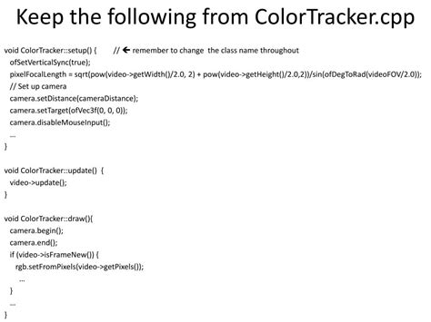 Ppt Image Processing On The Pi Using Openframeworks Powerpoint