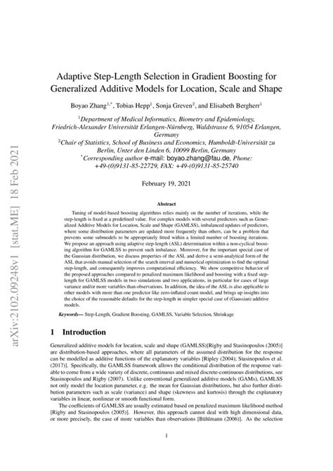 Adaptive Step Length Selection In Gradient Boosting For Generalized Additive Models For Location
