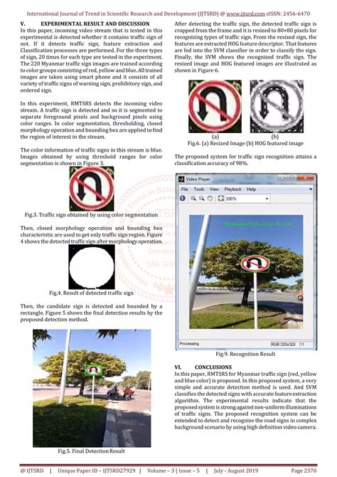 Real Time Myanmar Traffic Sign Recognition System Using Hog And Svm Pdf