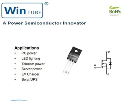 Inverters Rohs Synchronous Rectification Systems Fsmos Mosfet China