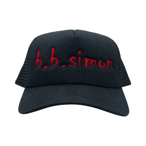 Classic Logo Trucker Hat Red Bb Simon®