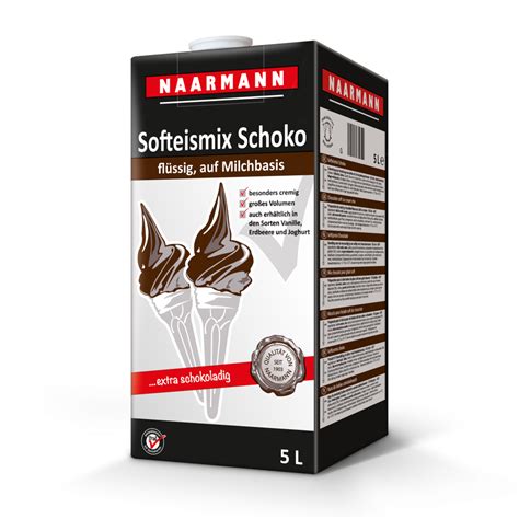 Naarmann Softeis 5l Fertig Mix Schoko Schausteller Discounterde