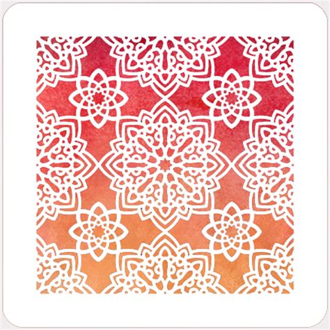 Medallions Stencil A Colorful Life Designs