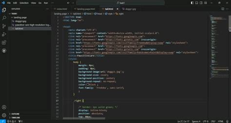 Joshiga Subramanian On Linkedin Webdevelopment Html Css Landingpage Codingjourney