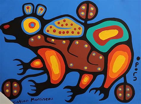 Bear Walker Christian Morrisseau Woodland Artist Original Art By