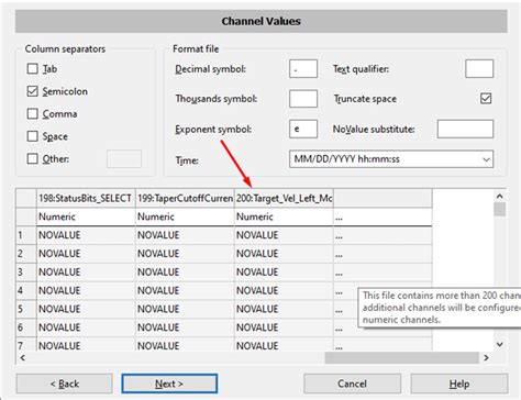 Solved Creating Diadem Dataplugin To Import Csv Files With More Than 200 Columns Ni Community
