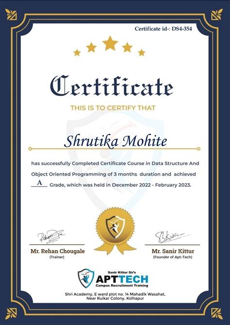 shrutika mohite on linkedin dsa opps apttech