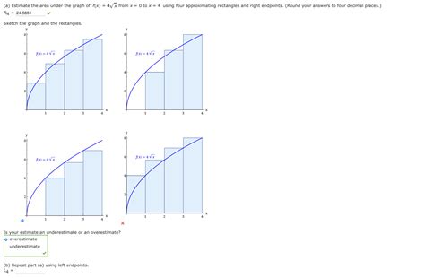 Solved R4 24 5851 Sketch The Graph And The Rectangles Is Chegg Com