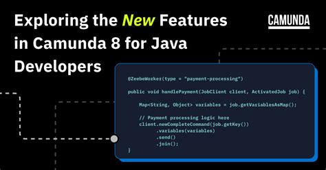 Exploring The New Features In Camunda 8 For Java Developers Blog