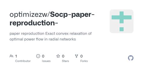 Github Optimizezwsocp Paper Reproduction Paper Reproduction Exact