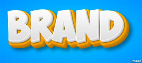 Brand Text Effect And Logo Design Name