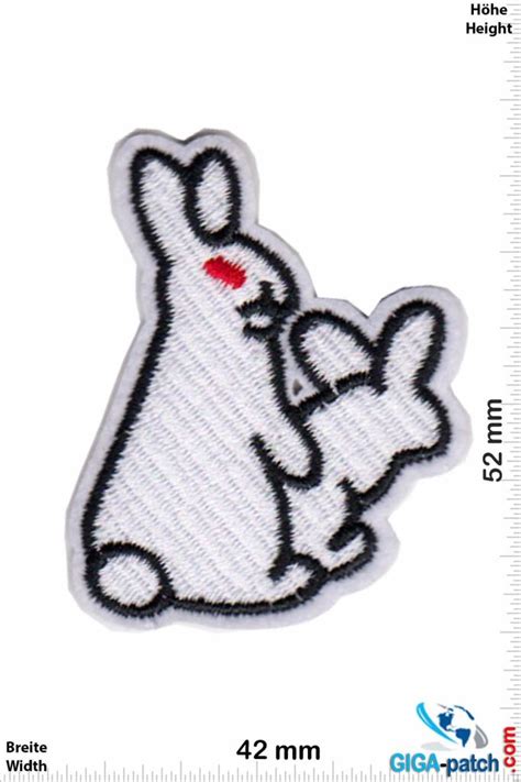 Sex Fucking Rabbit Patch Keychains Stickers Giga