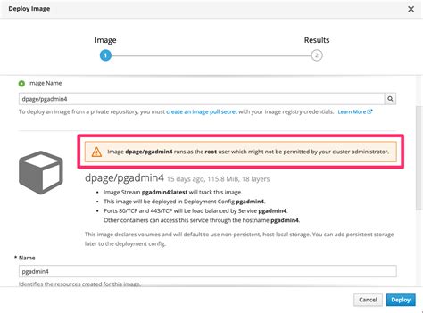 Postgresql How To Run Pgadmin In Openshift Stack Overflow