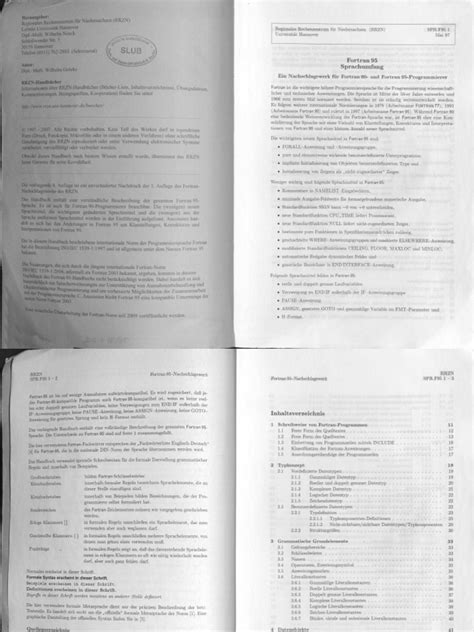 Fortran 95 Handbuch Pdf
