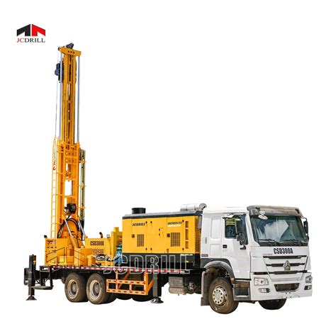 Hydraulic Truck Mounted Depth 300m Dth Diesel Borehole Water Well