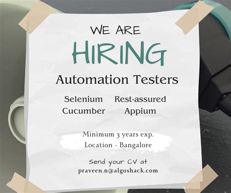 Praveen Narayan On Linkedin Qa Testingjobs Automationtestingjobs